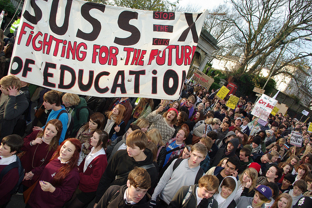 Student protests against cuts and fees photo gallery, November 24 2010 ...